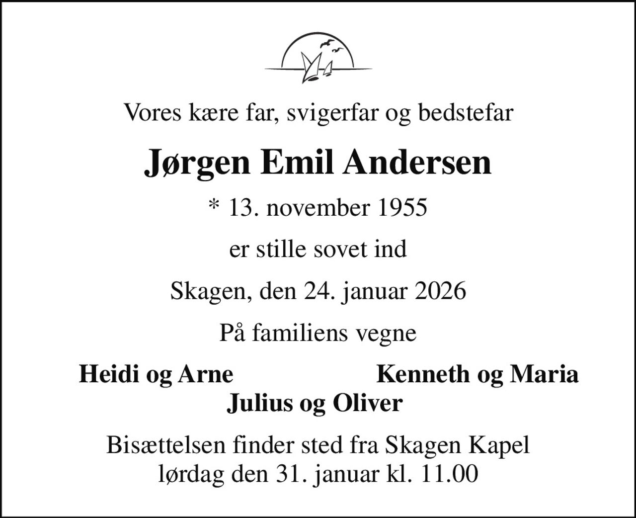 Jørgen Emil Andersen | Danmarks største medie for mindesider og ...