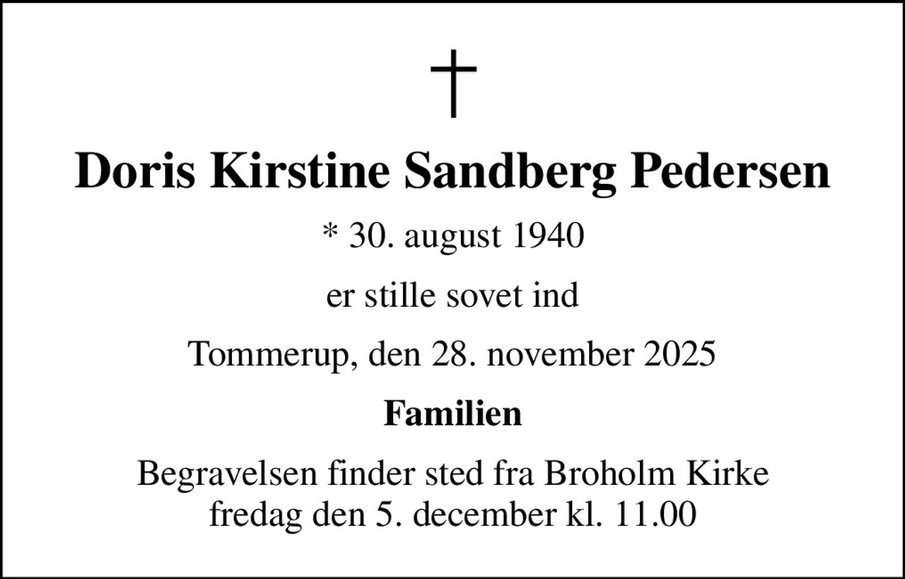 Doris Kirstine Sandberg Pedersen | Danmarks største medie for ...