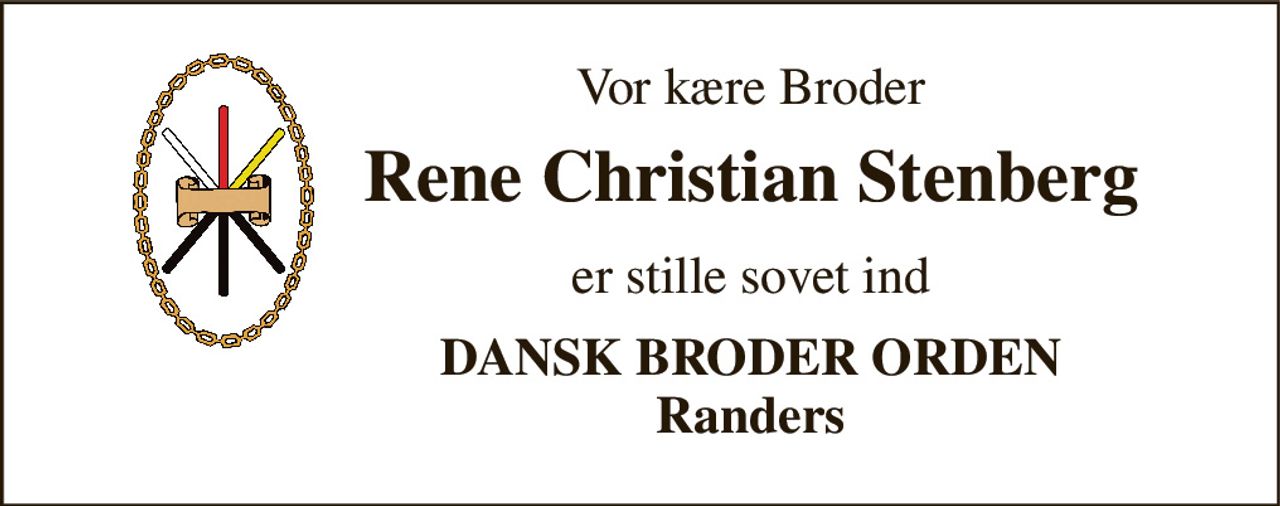 Rene Stenberg | Danmarks største medie for mindesider og dødsannoncer