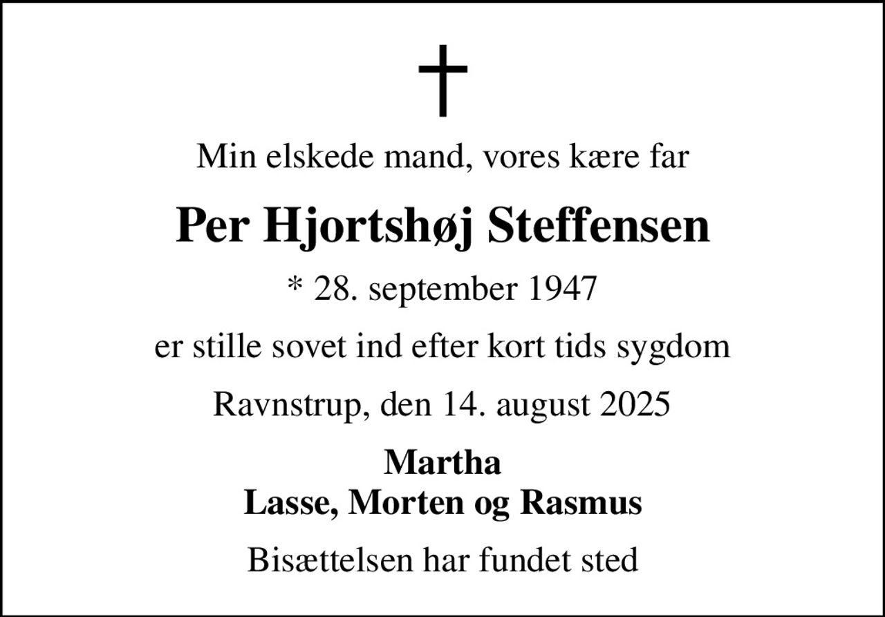 Per Hjortshøj Steffensen | Danmarks største medie for mindesider og ...