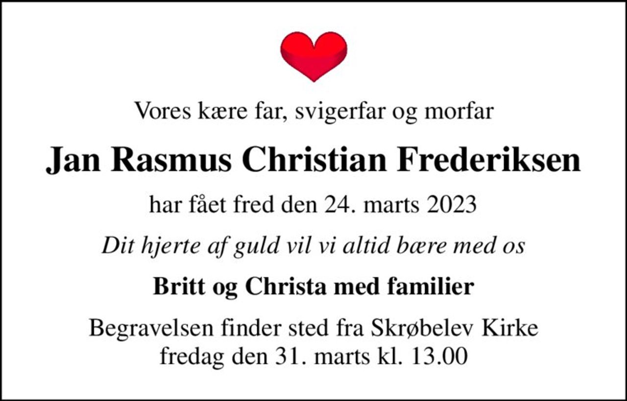 Jan Rasmus Christian Frederiksen | Danmarks største medie for ...