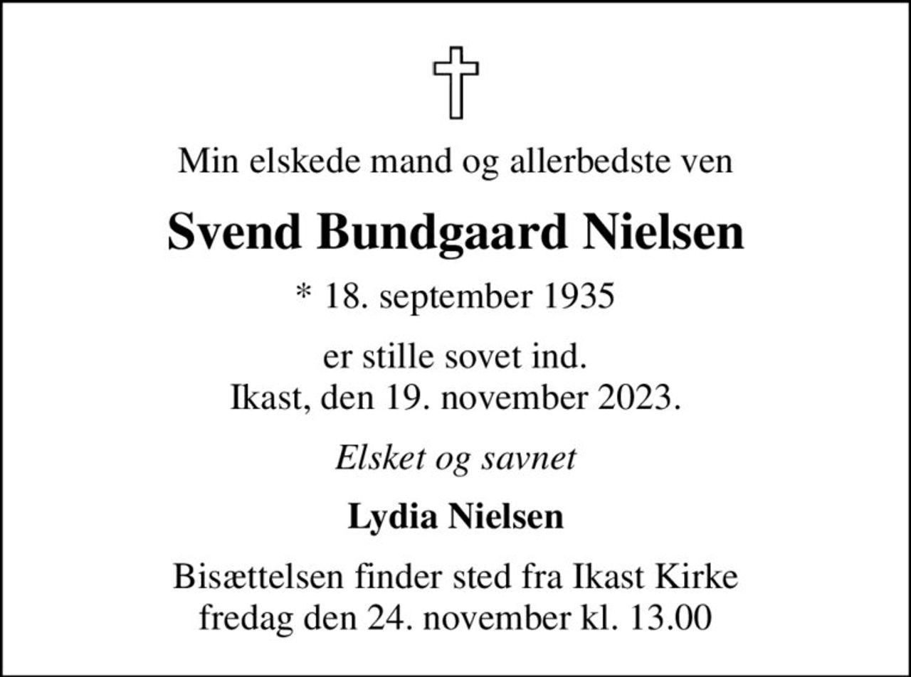 Svend Bundgaard Nielsen | Danmarks største medie for mindesider og ...
