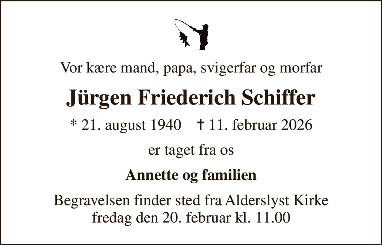Jürgen Friederich Schiffer | Danmarks største medie for mindesider og ...