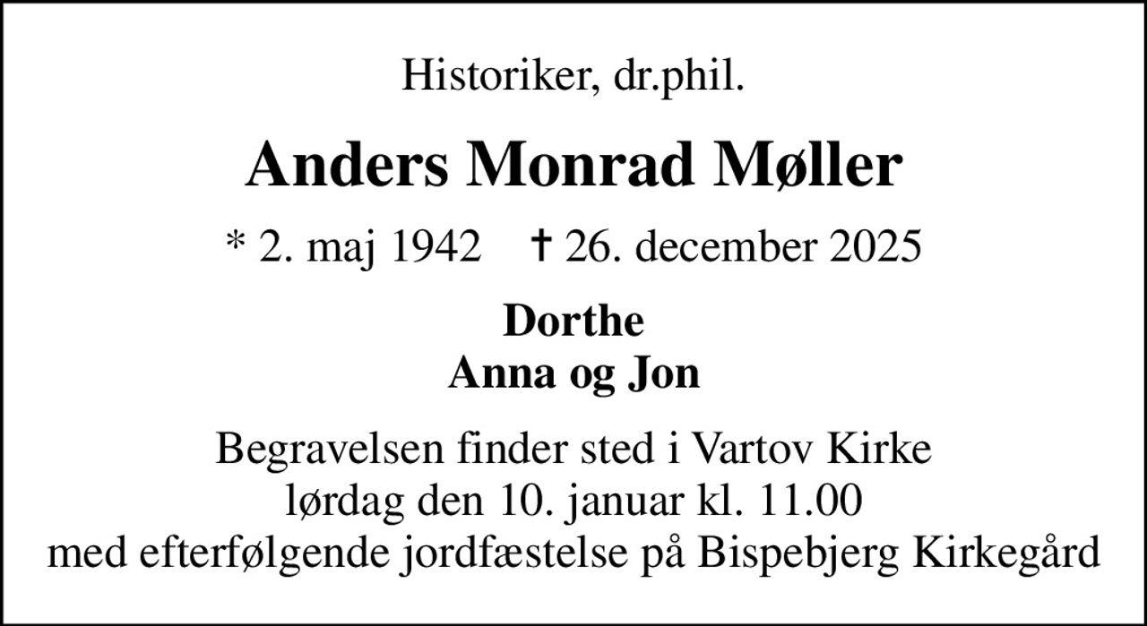 Anders Monrad Møller | Danmarks største medie for mindesider og ...