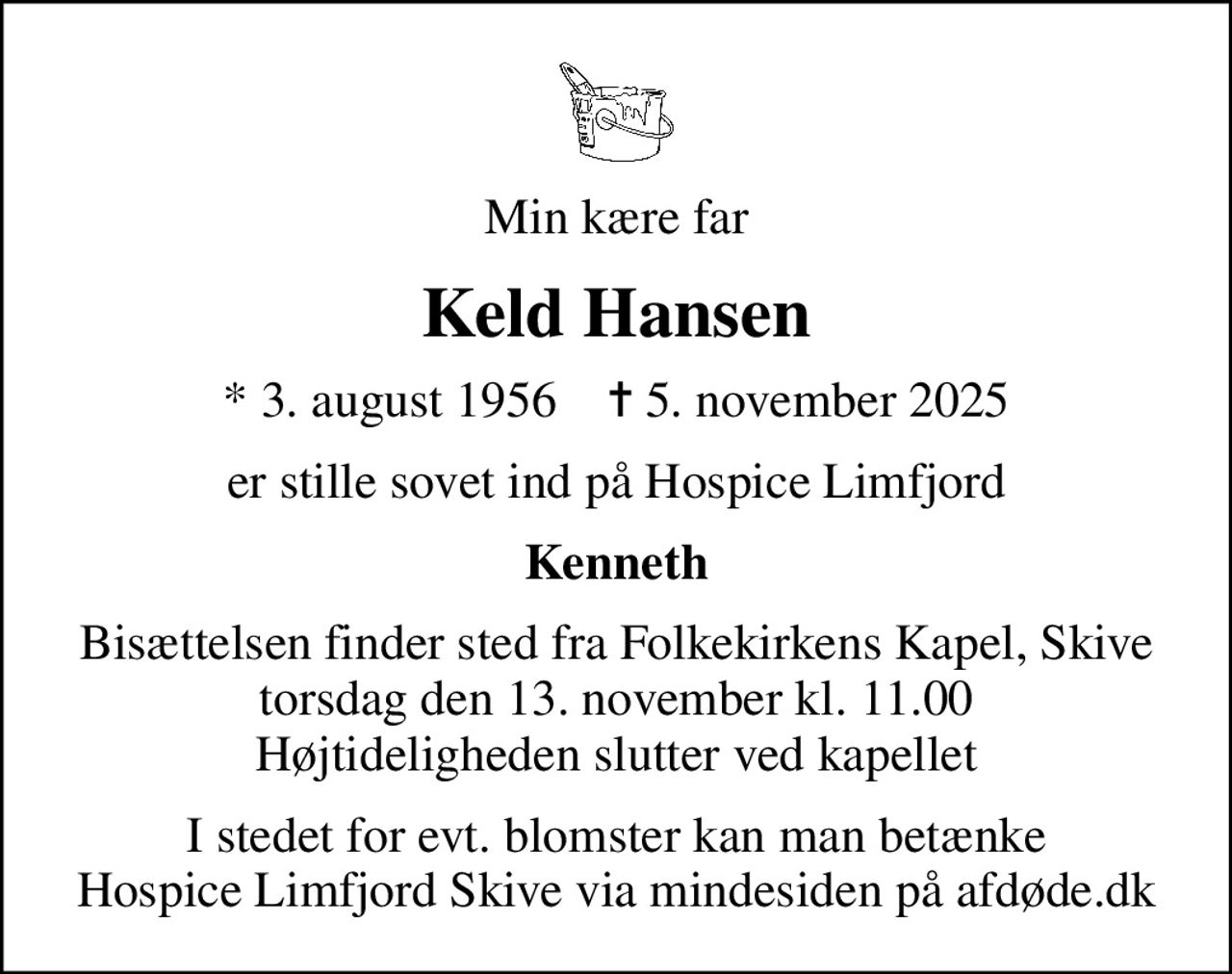 Keld Hansen | Danmarks største medie for mindesider og dødsannoncer